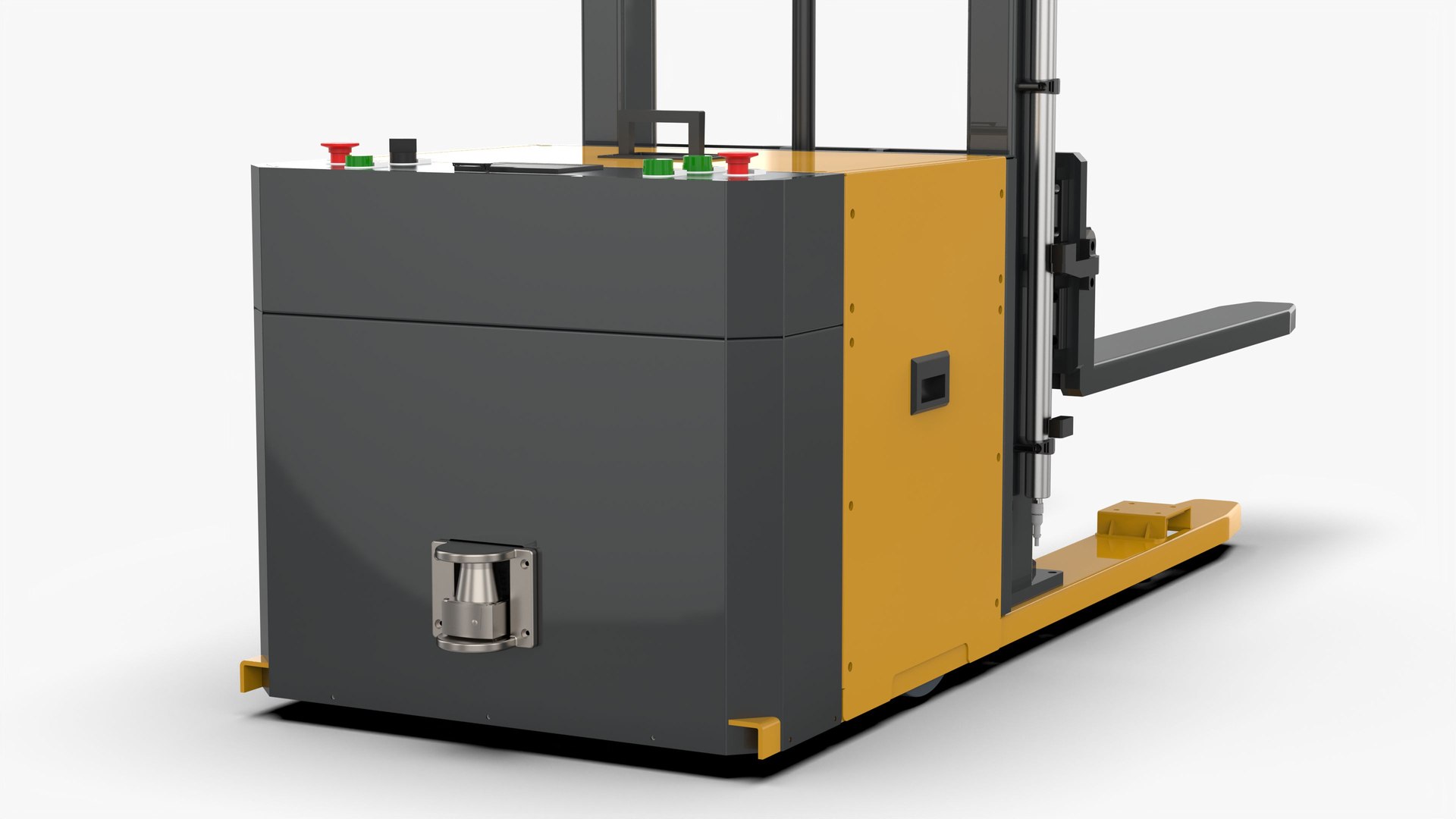3D AGV Forklift Stacker Model - TurboSquid 2015622
