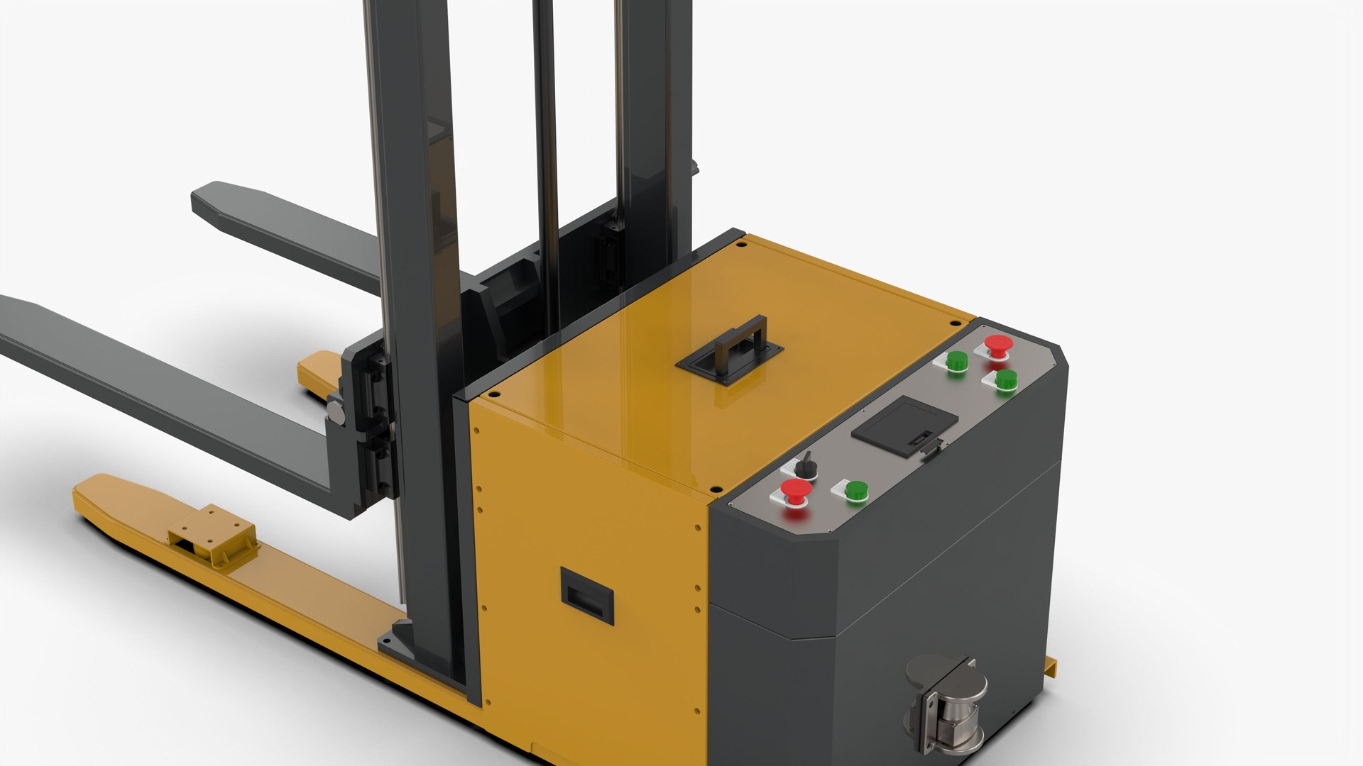 3D AGV Forklift Stacker Model - TurboSquid 2015622