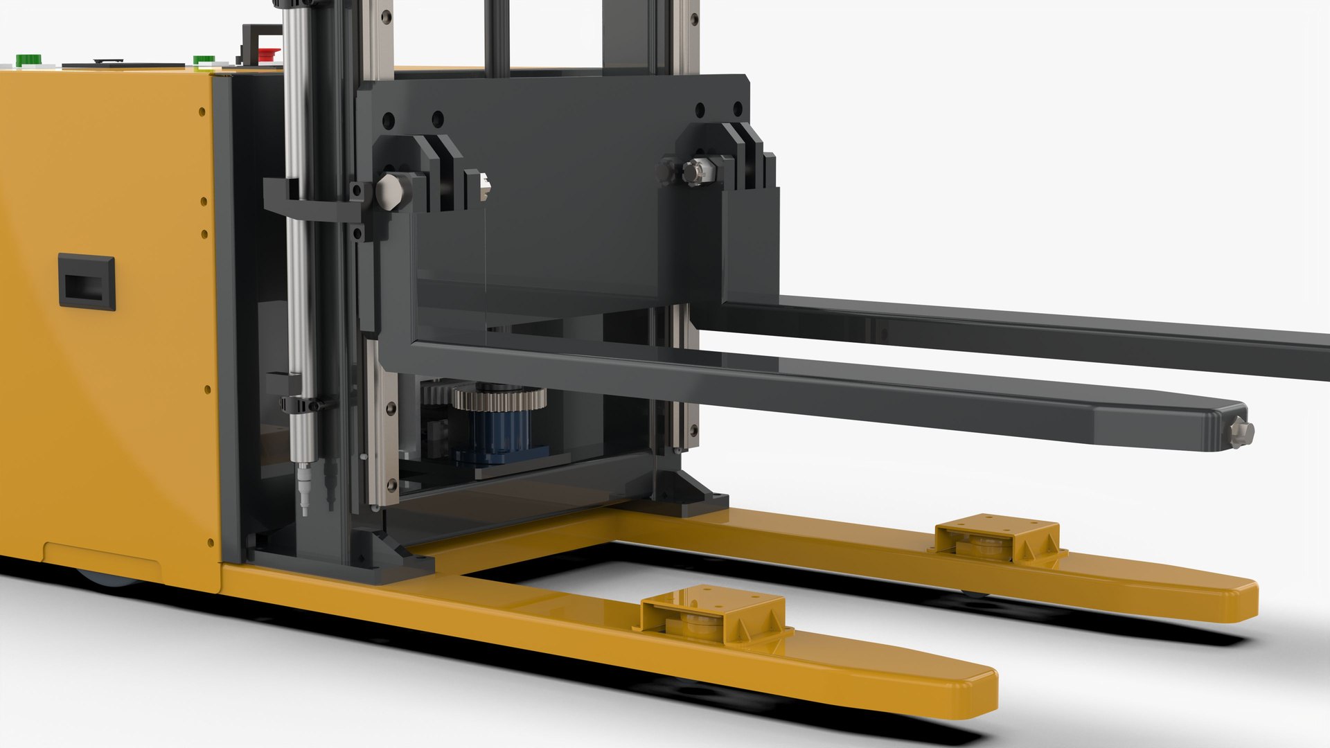 3D AGV Forklift Stacker Model - TurboSquid 2015622