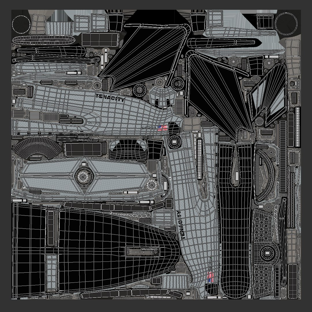 Tenacity Space Shuttle Rigged PBR 3D Model - TurboSquid 2012214