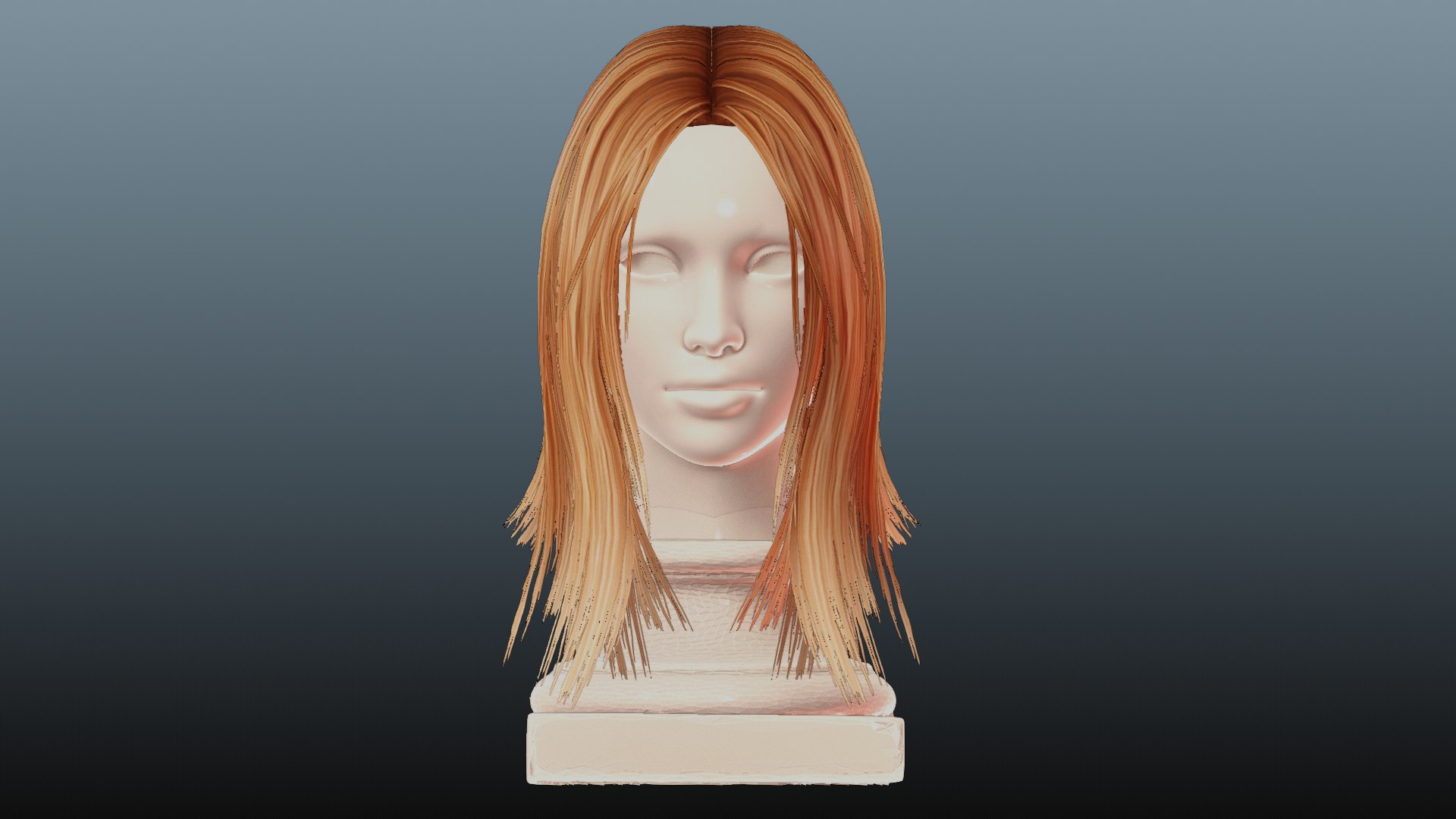 Female Hair Model - TurboSquid 2049476