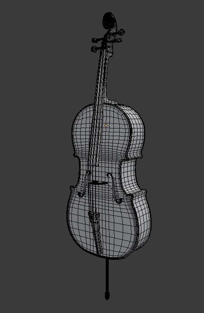3D Cello Instrument - TurboSquid 1361092