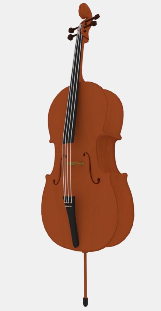 3D Cello Instrument - TurboSquid 1361092