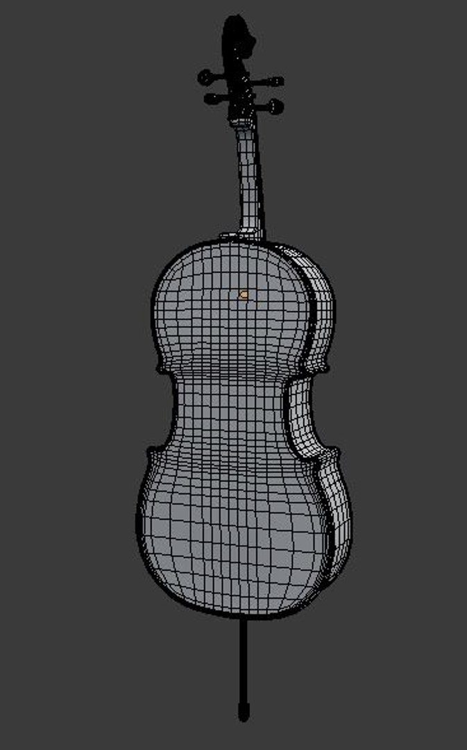3D Cello Instrument - TurboSquid 1361092