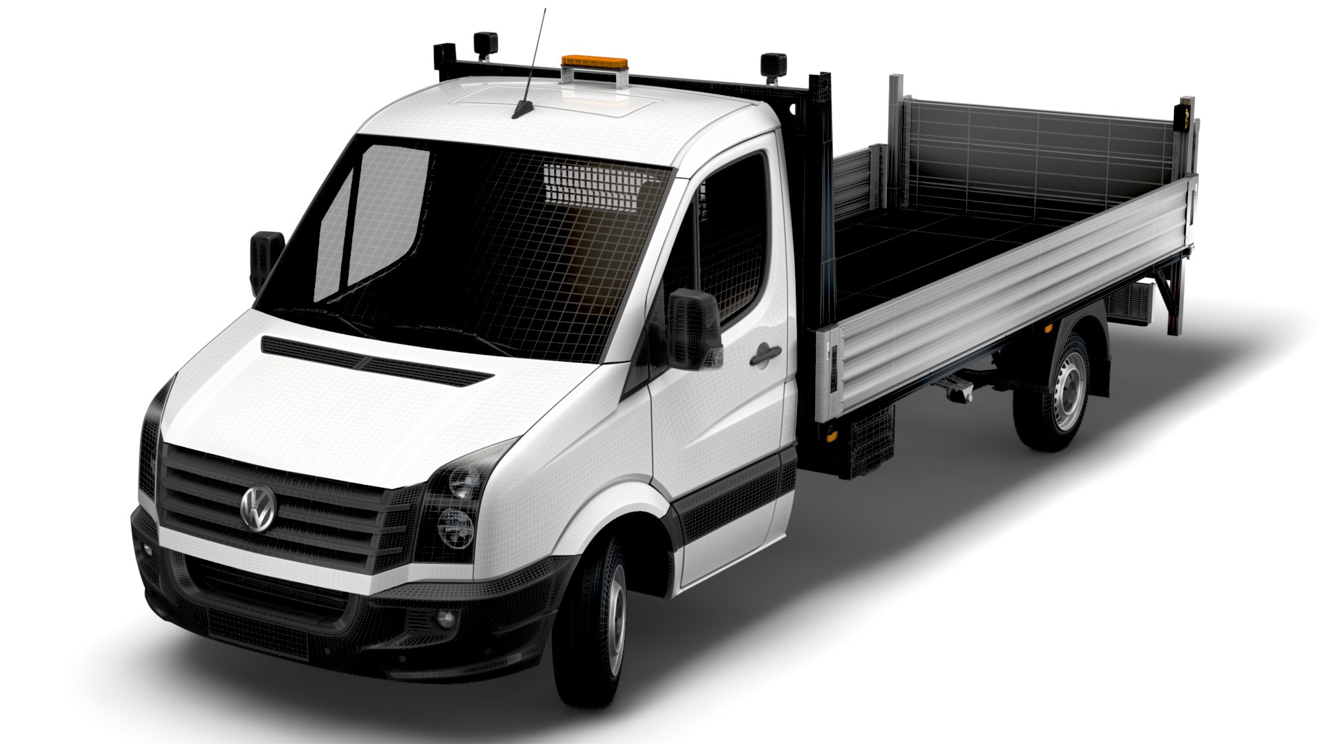 3D Volkswagen Crafter Dropside Tail Lift 2016 - TurboSquid 2061218
