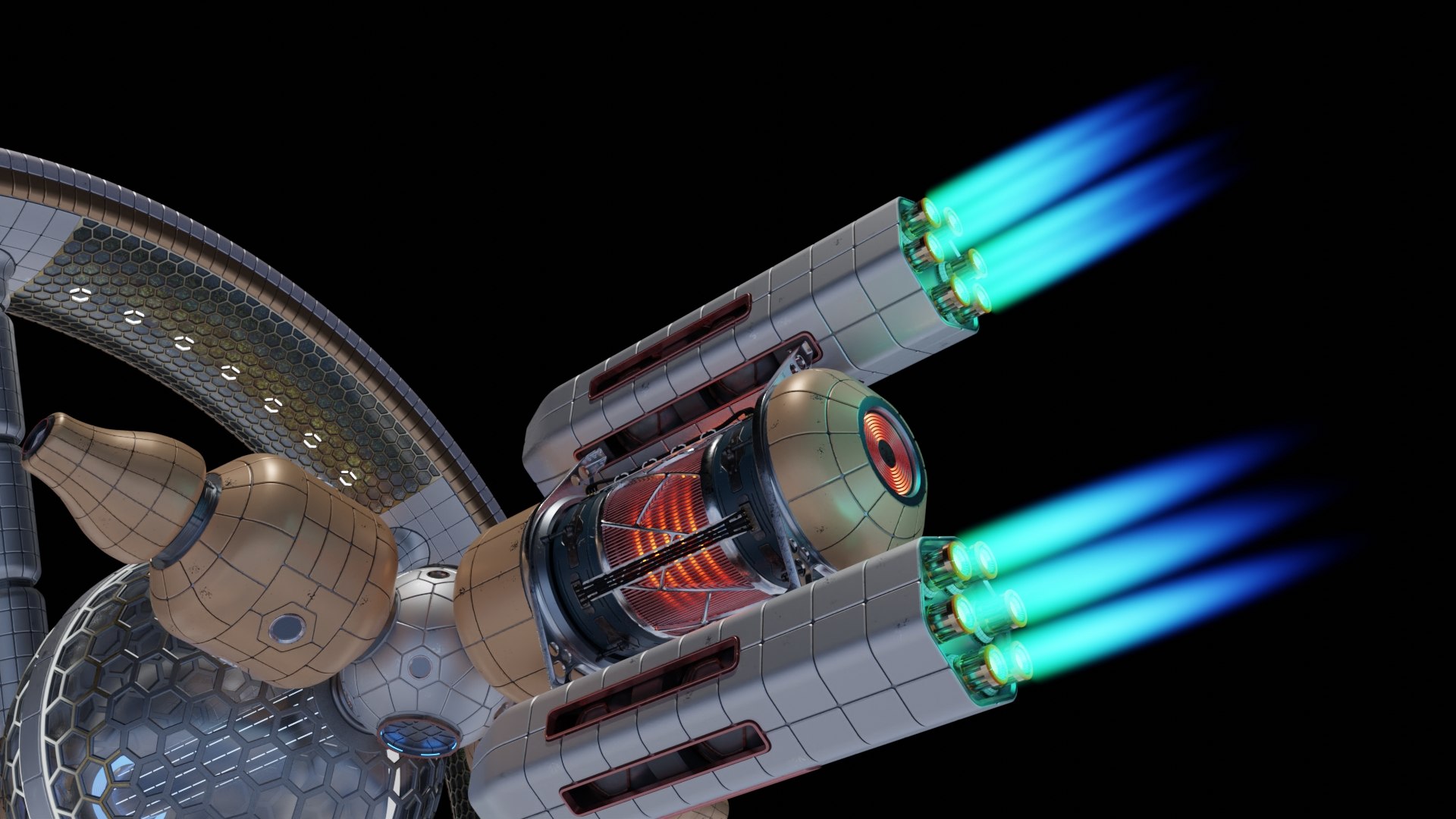 3D Model Artificial Gravity Space Ship - TurboSquid 2107728 3D Model Artificial Gravity Space Ship - TurboSquid 2107728
