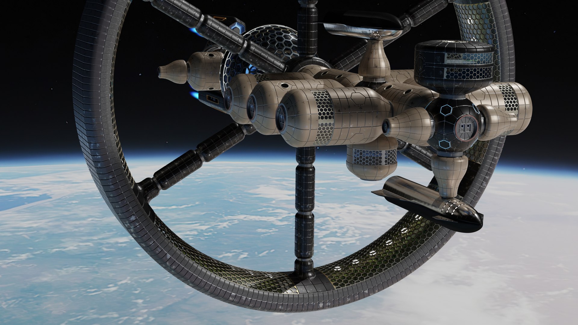 3D Model Artificial Gravity Space Ship - TurboSquid 2107728 3D Model Artificial Gravity Space Ship - TurboSquid 2107728