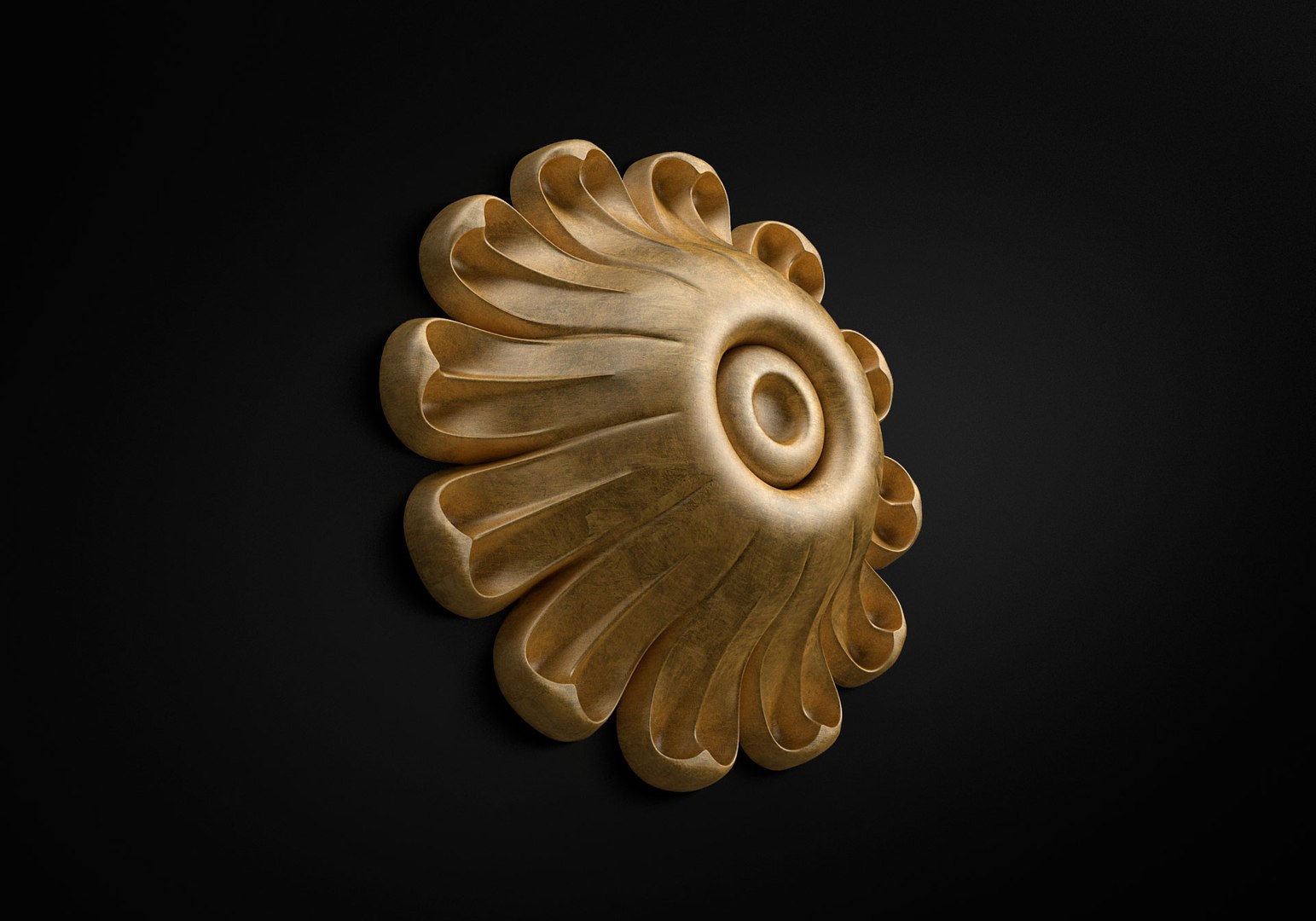3D Carved Rosette - TurboSquid 1983751