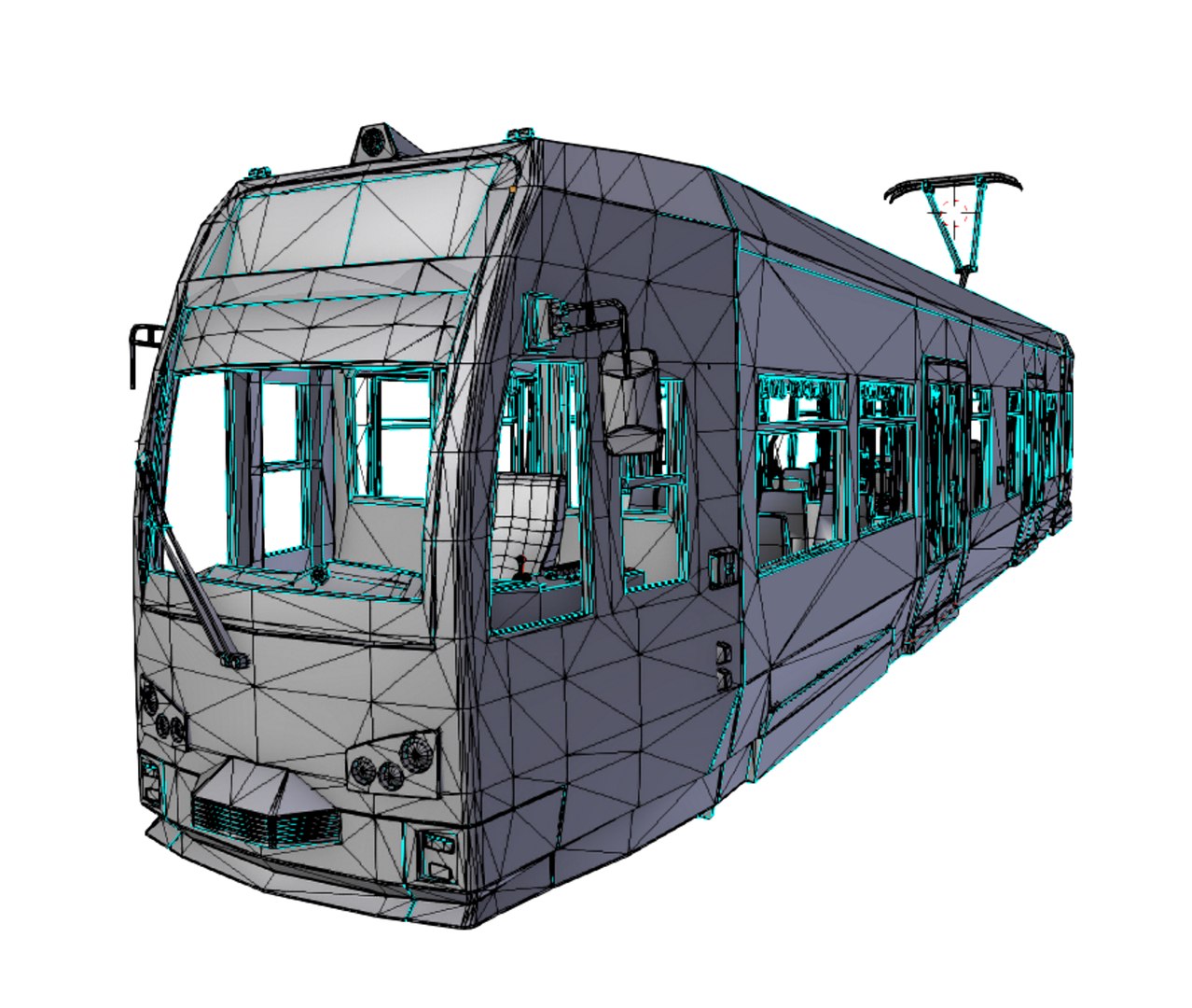 Bombardier CR4000 London 3D Flexity Swift Tram Train 3D Model ...