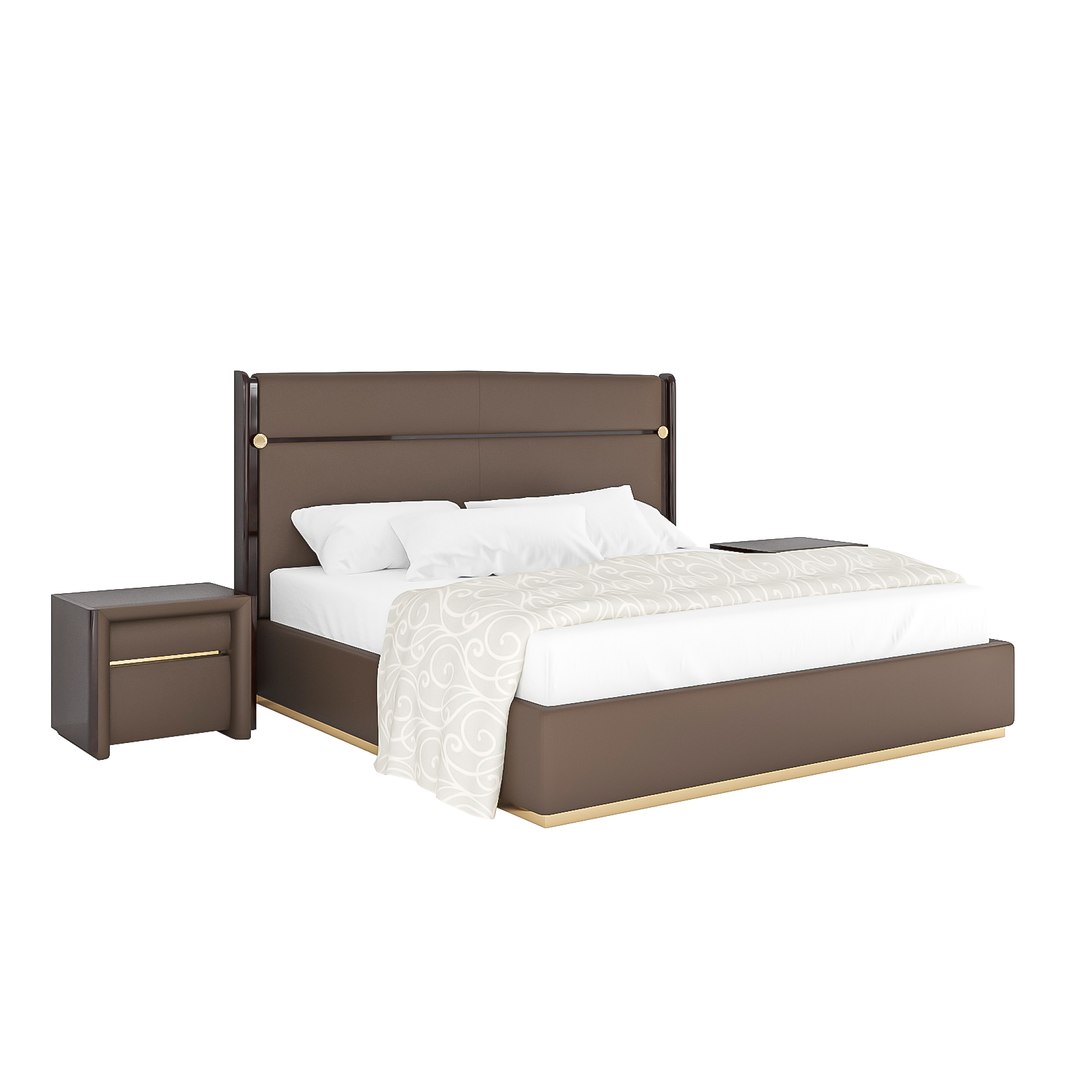 Turri medison bed model - TurboSquid 1536027