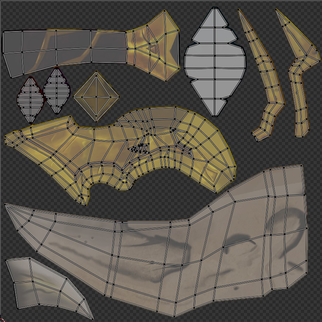 3D Dagger Handpainted - TurboSquid 2222111