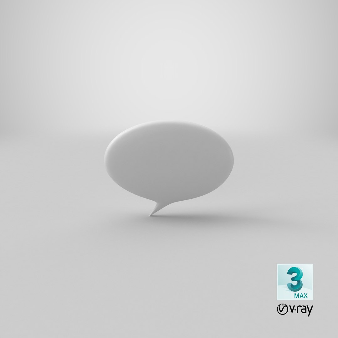 Thought bubble 26 3D model - TurboSquid 1228212