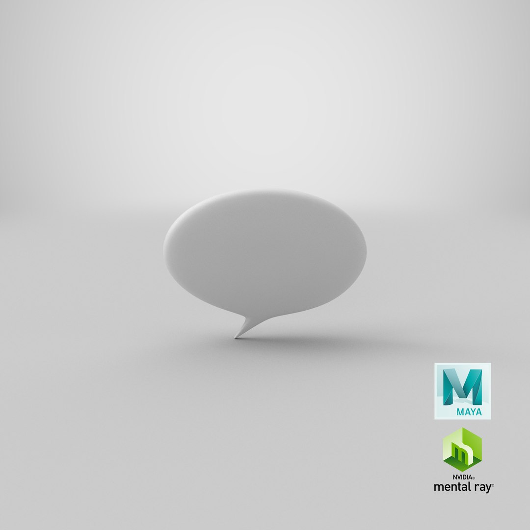 Thought bubble 26 3D model - TurboSquid 1228212