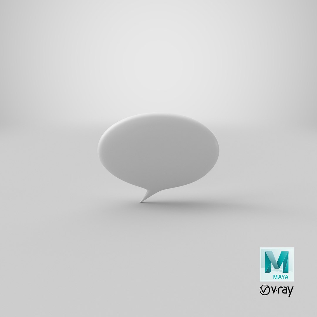 Thought bubble 26 3D model - TurboSquid 1228212