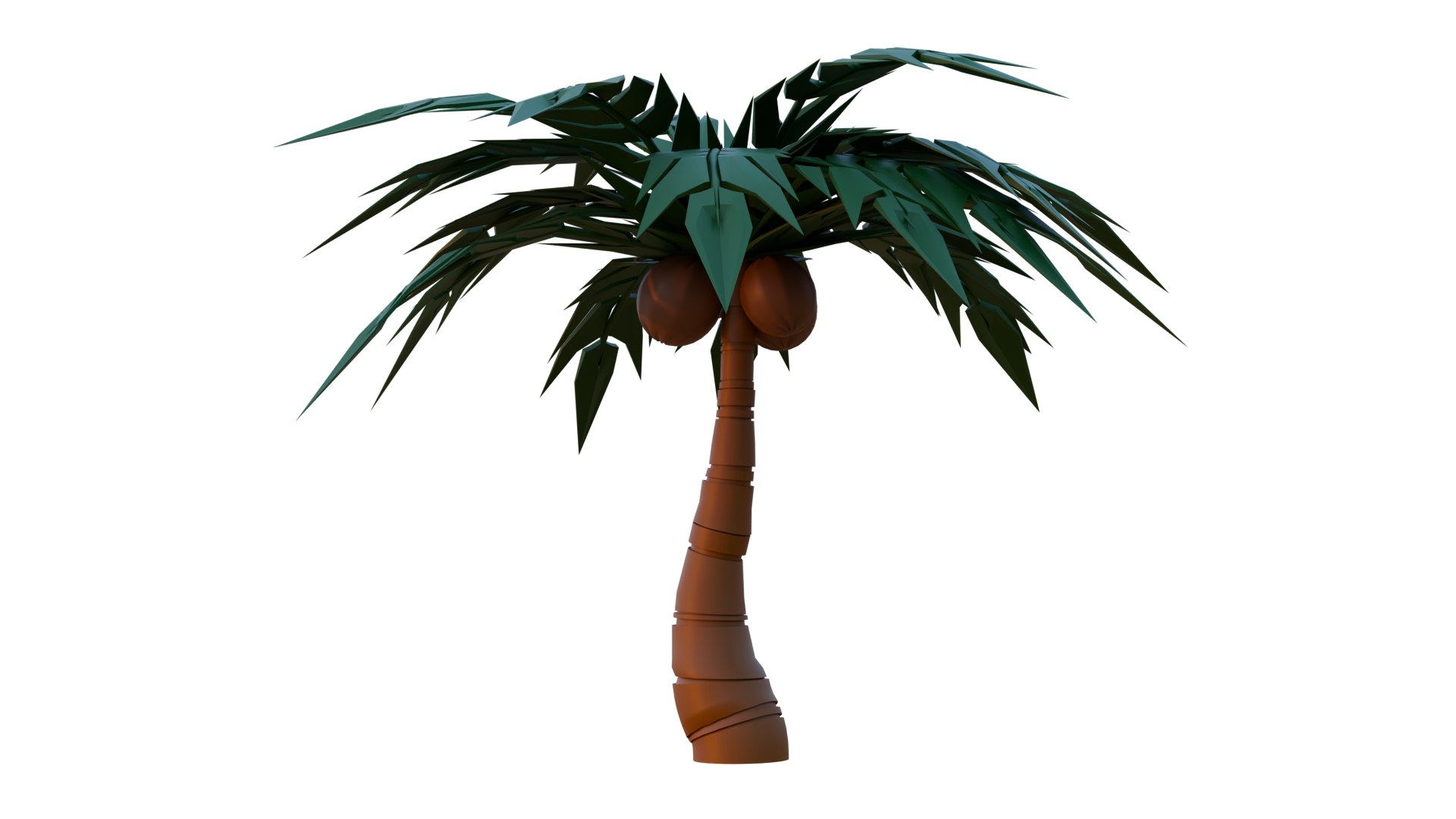 Coconut Tree 3D - TurboSquid 2275768