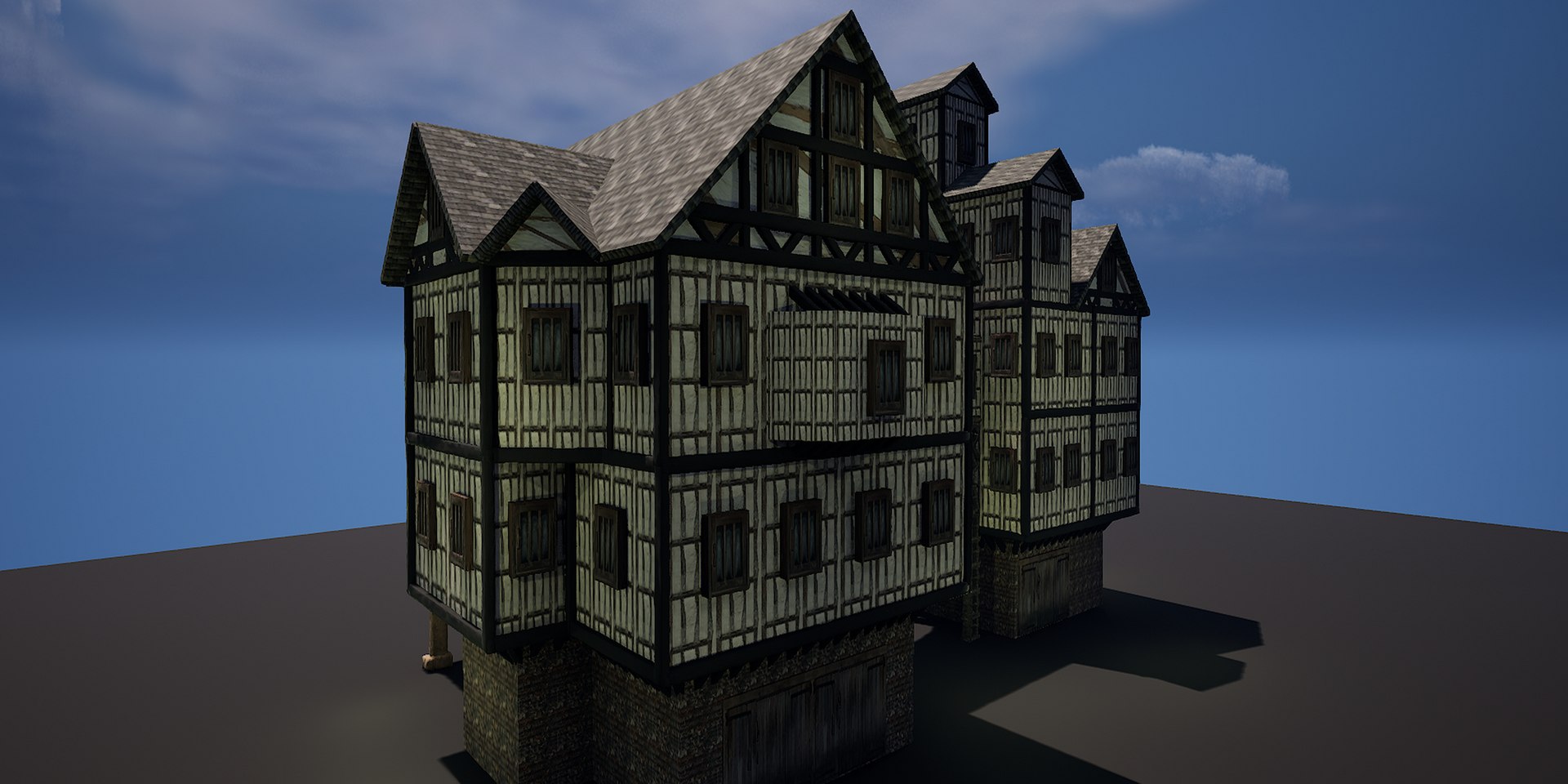 3D Fantasy Medieval Village Houses Highly Detailed Model - TurboSquid ...