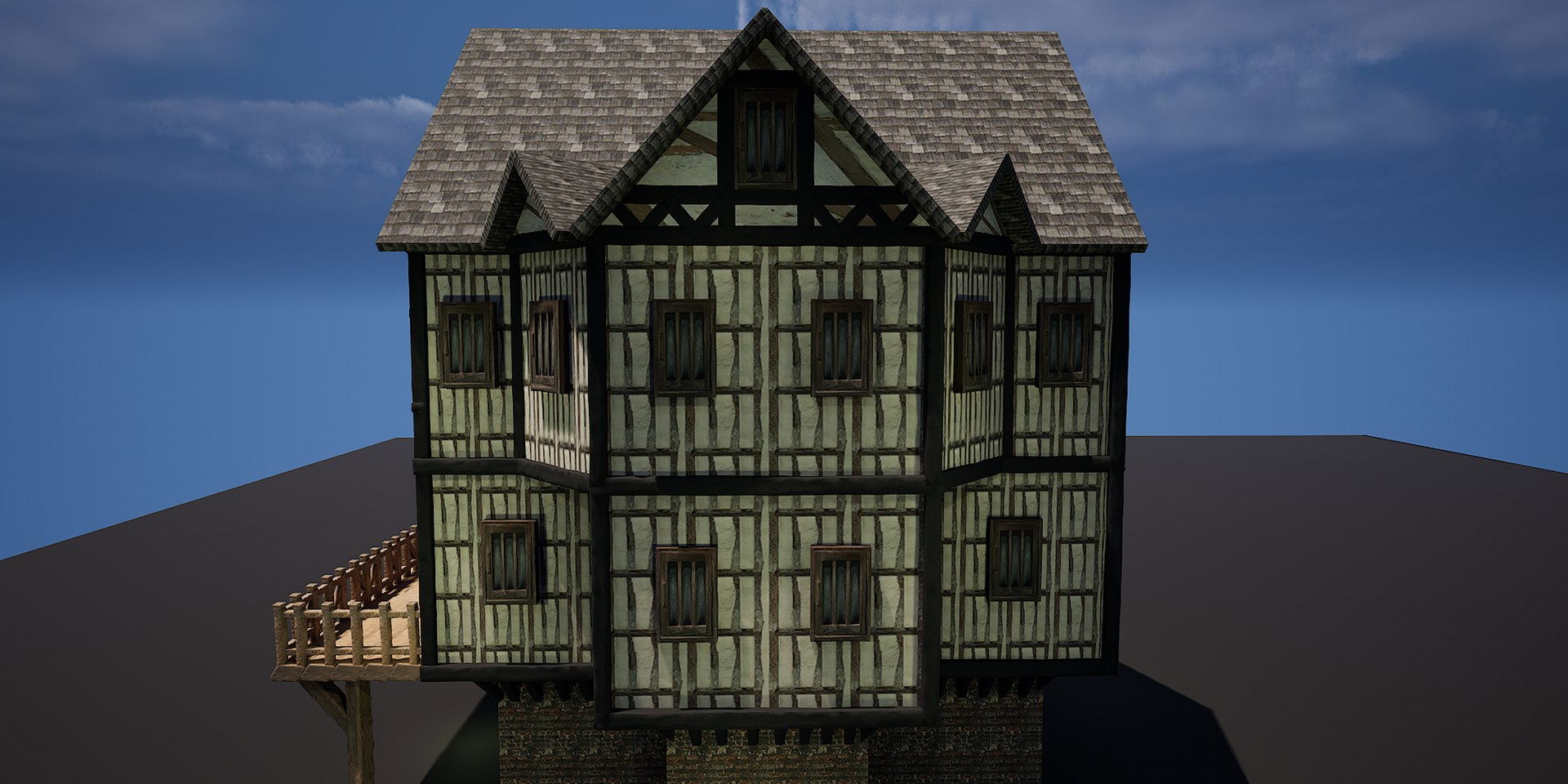 3D Fantasy Medieval Village Houses Highly Detailed Model - TurboSquid ...
