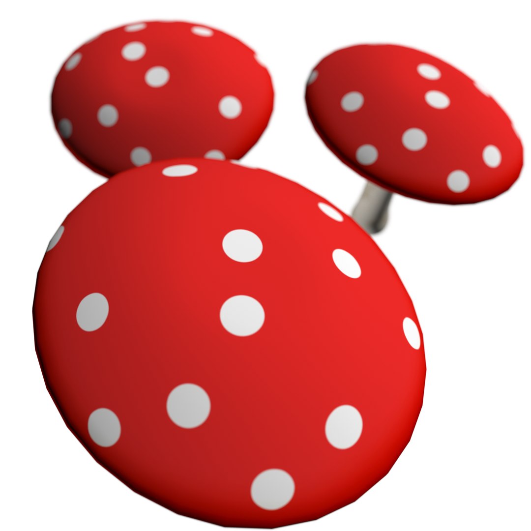 Cartoon Mushroom 3D - TurboSquid 1216710