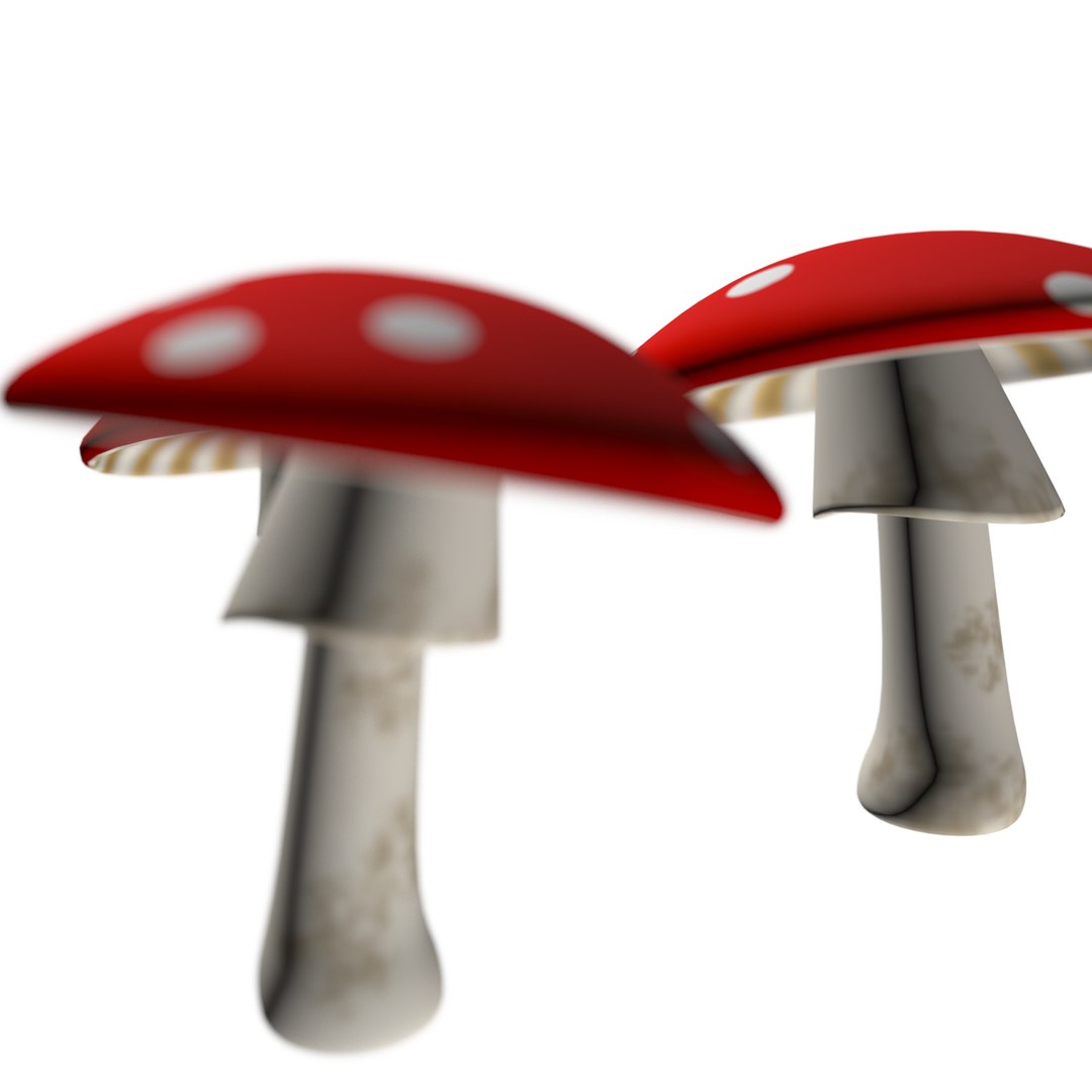 Cartoon Mushroom 3D - TurboSquid 1216710