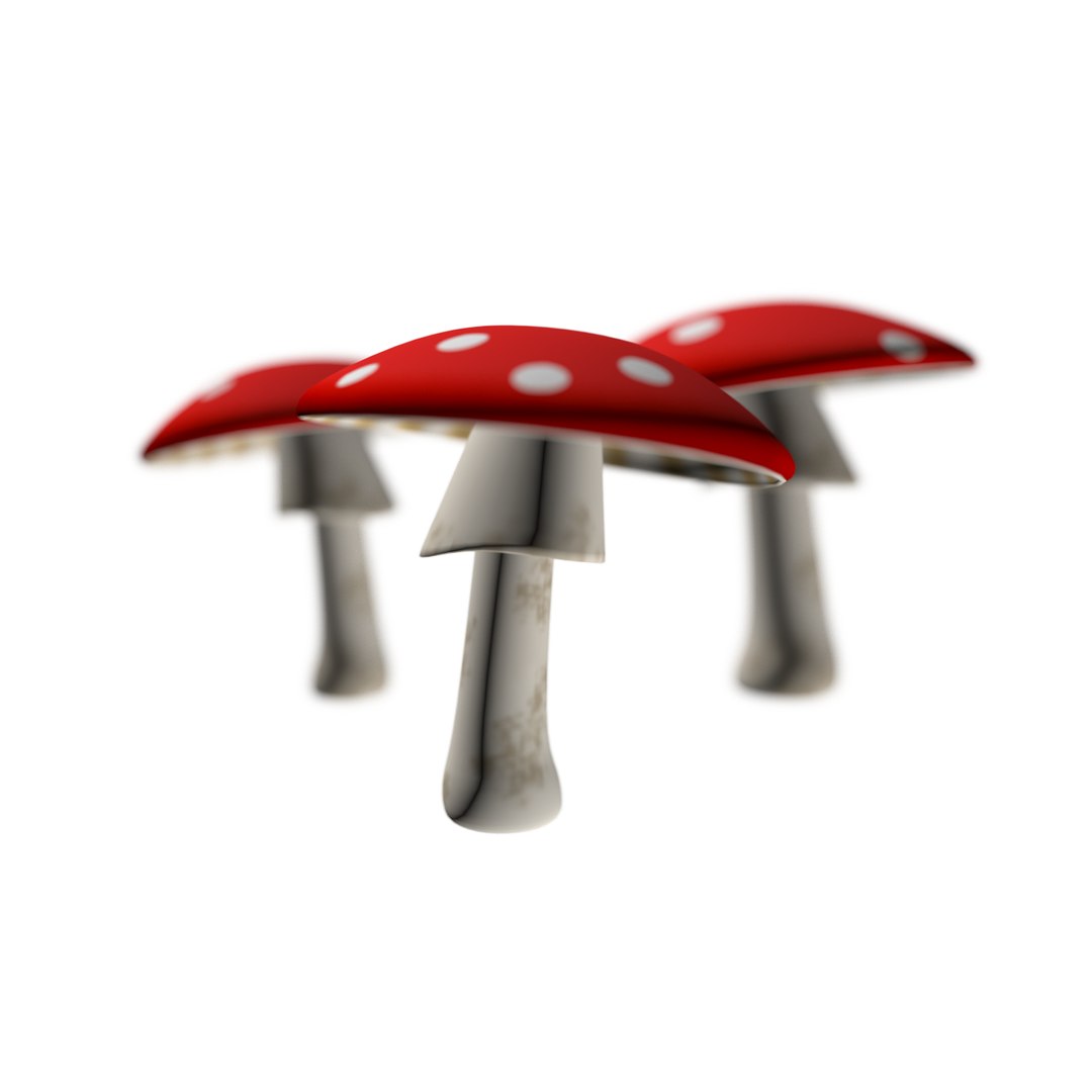 Cartoon Mushroom 3D - TurboSquid 1216710