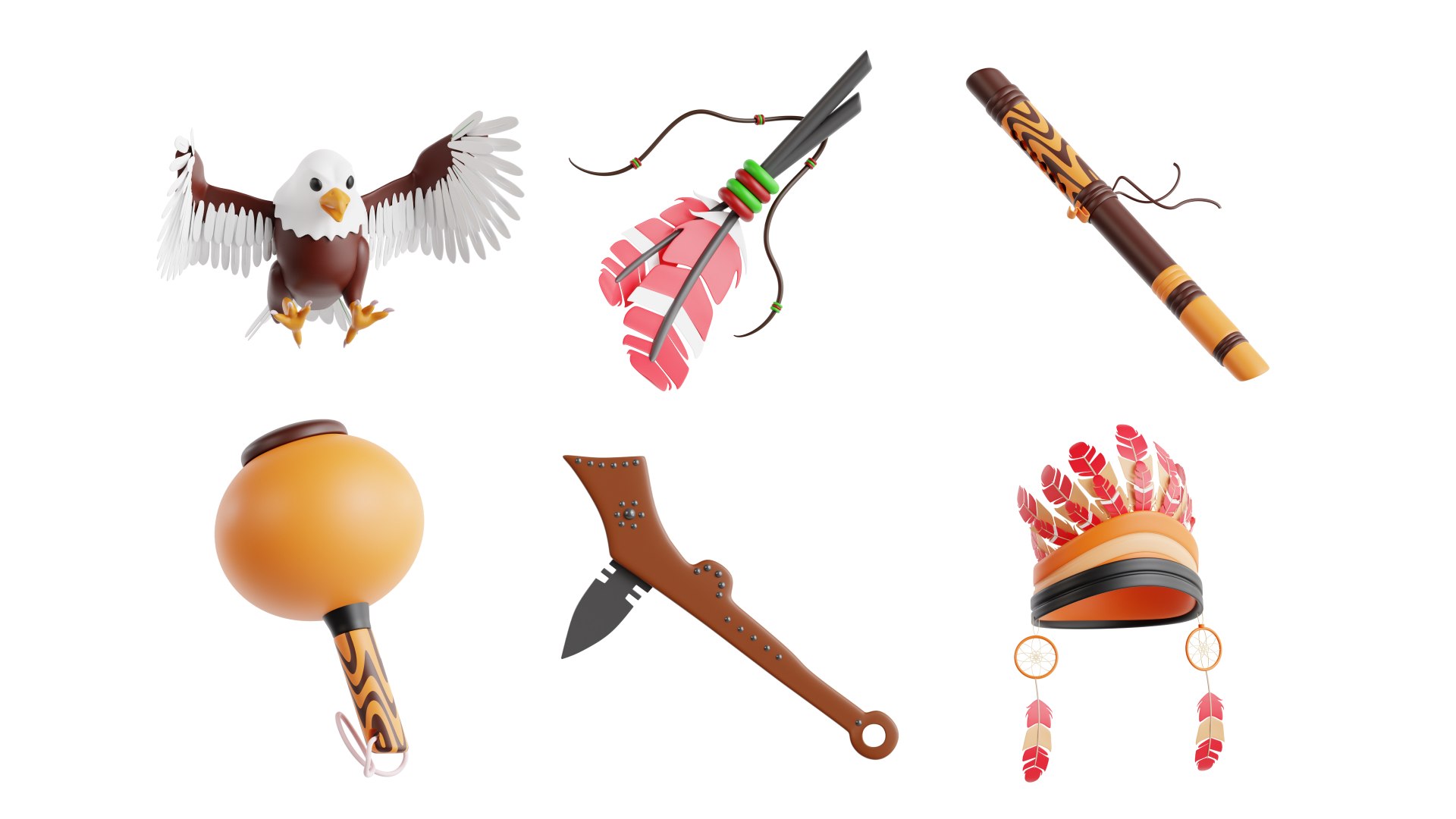 3D Native Americans 3D Collection - TurboSquid 2287476