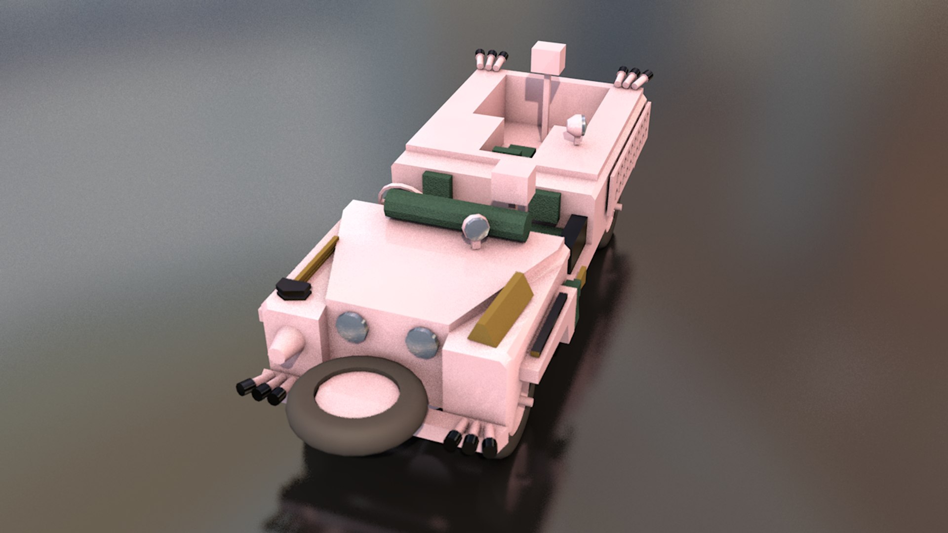 3D Land Rover Pink Panther - TurboSquid 1444445