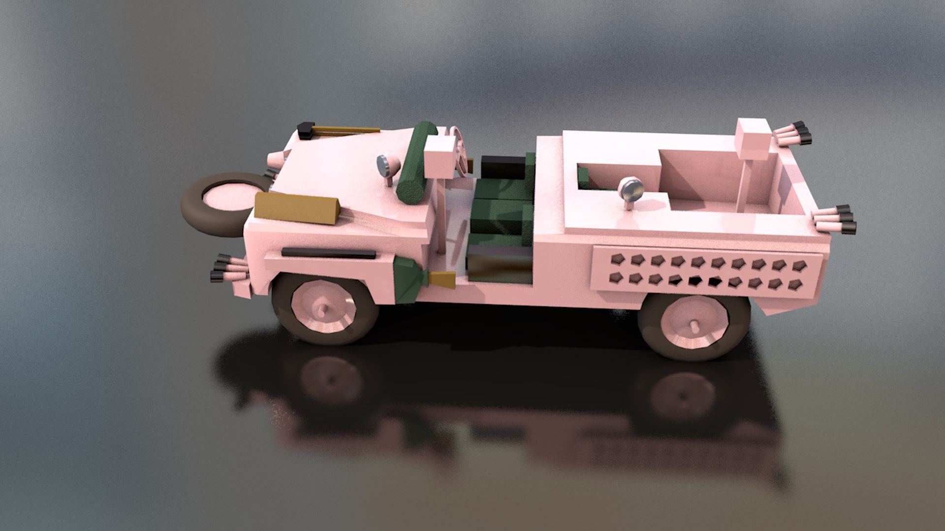 3D Land Rover Pink Panther - TurboSquid 1444445