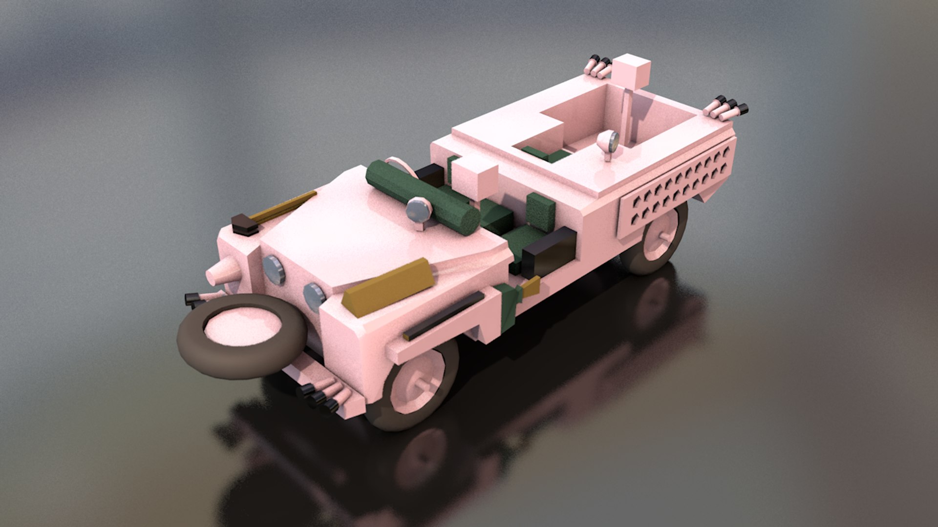 3D Land Rover Pink Panther - TurboSquid 1444445