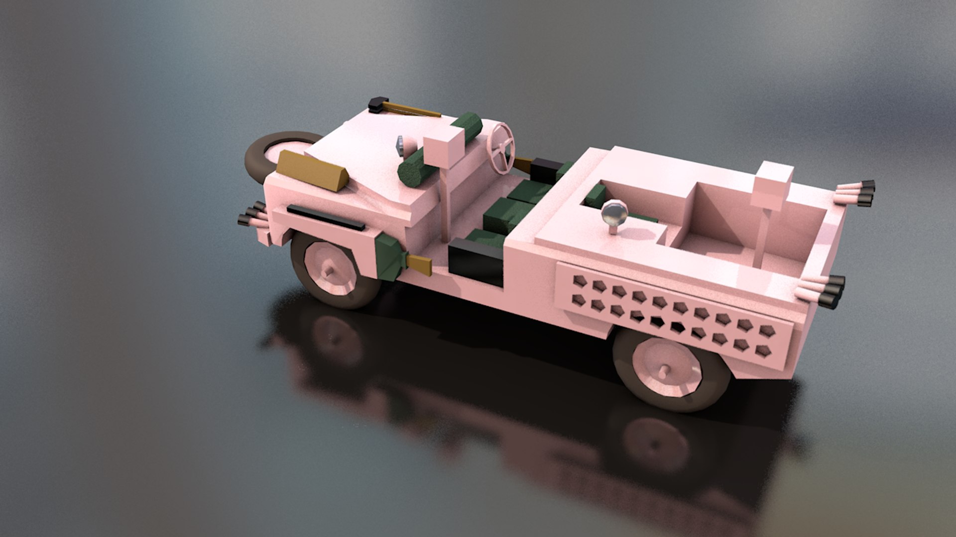 3D Land Rover Pink Panther - TurboSquid 1444445