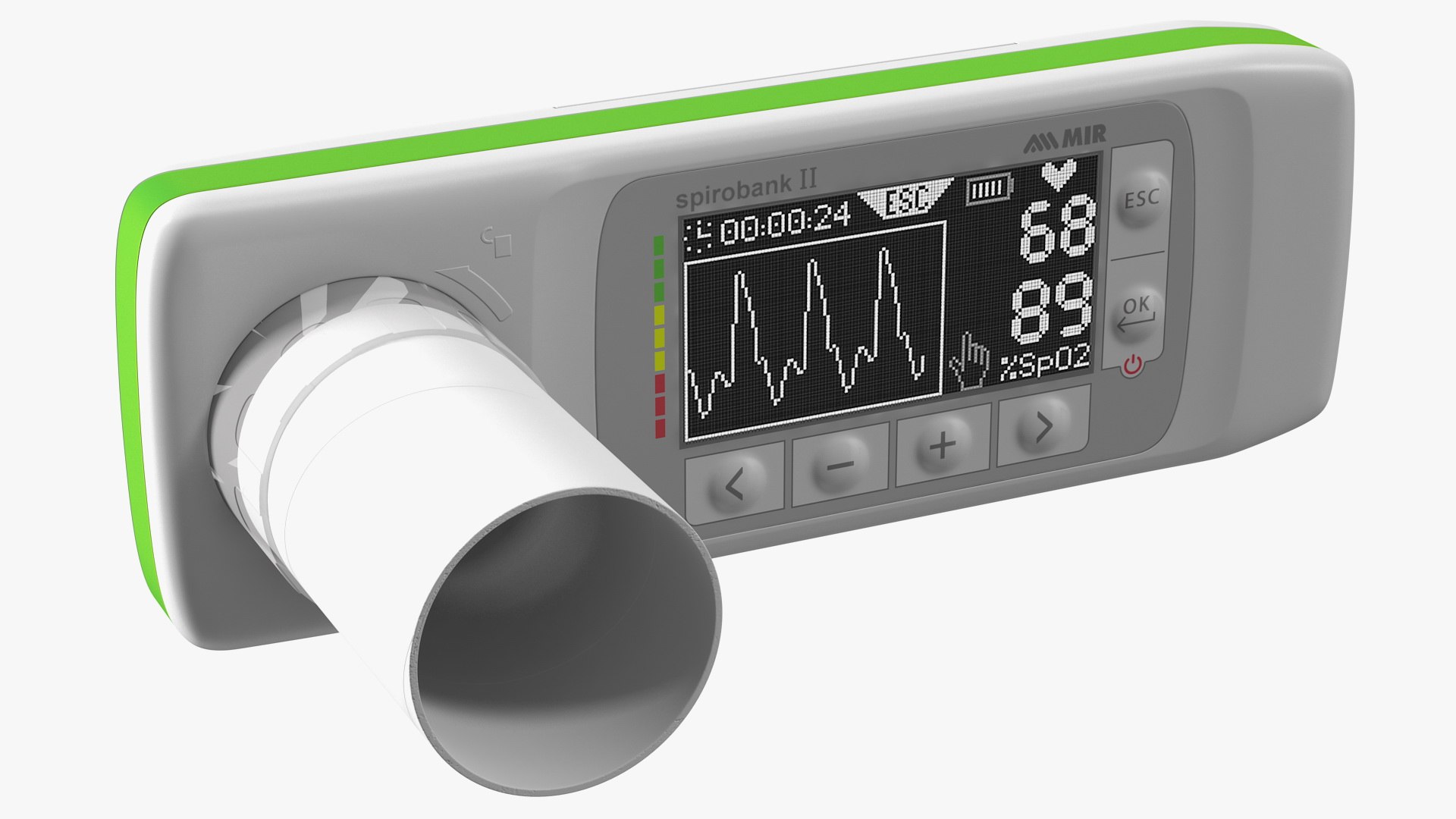 Mir spirobank ii spirometer 3D model - TurboSquid 1635714