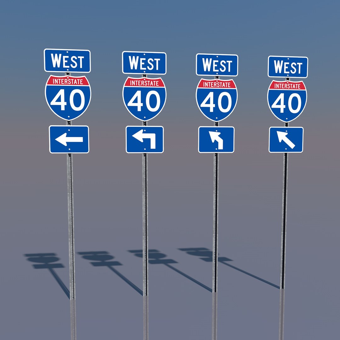 3d C4d Interstate Signs California