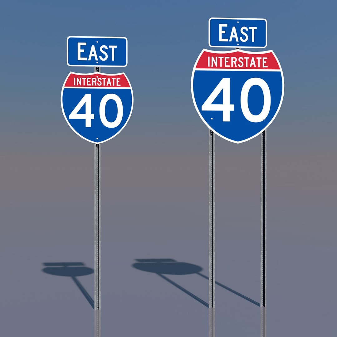 3d C4d Interstate Signs California