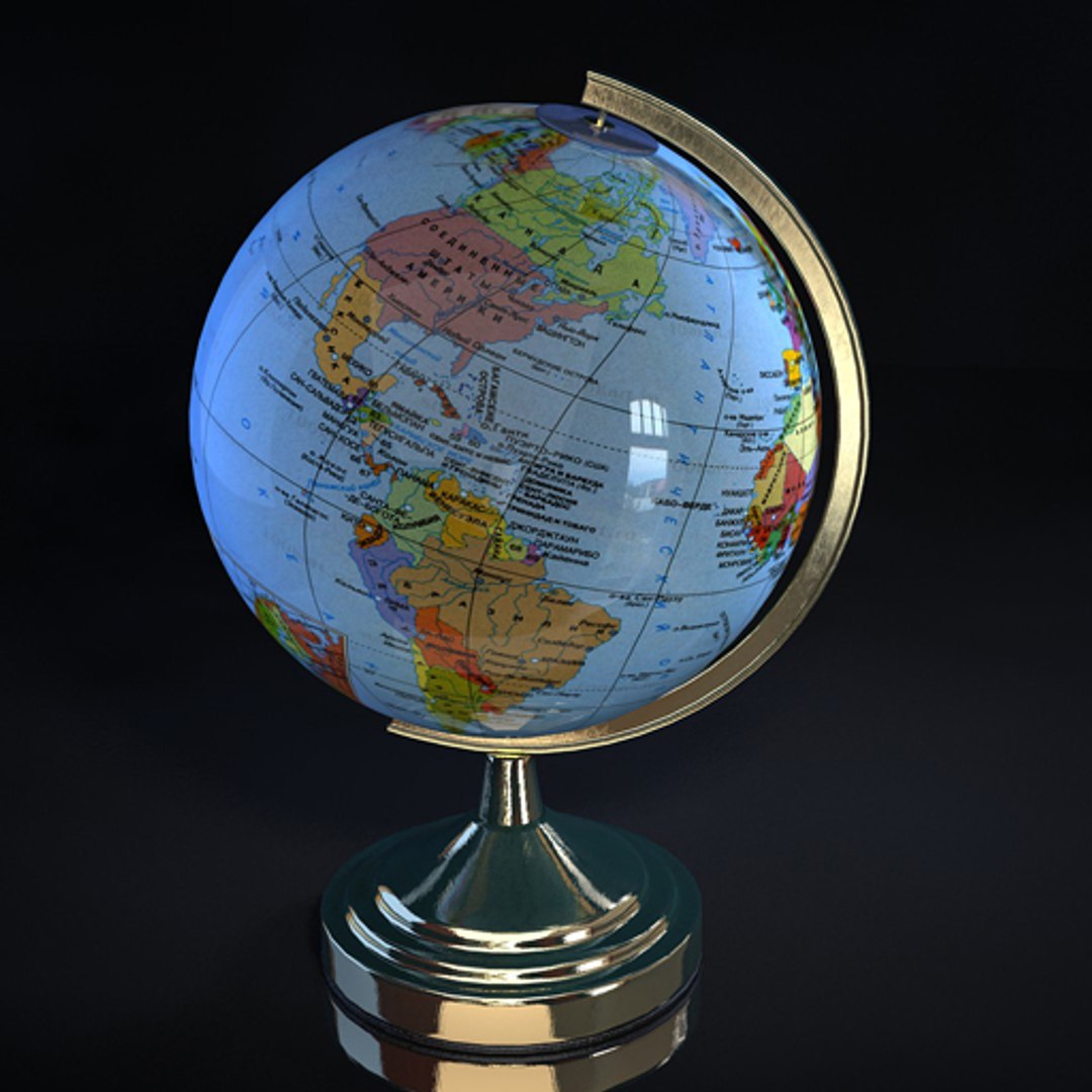 basic globe 3ds free