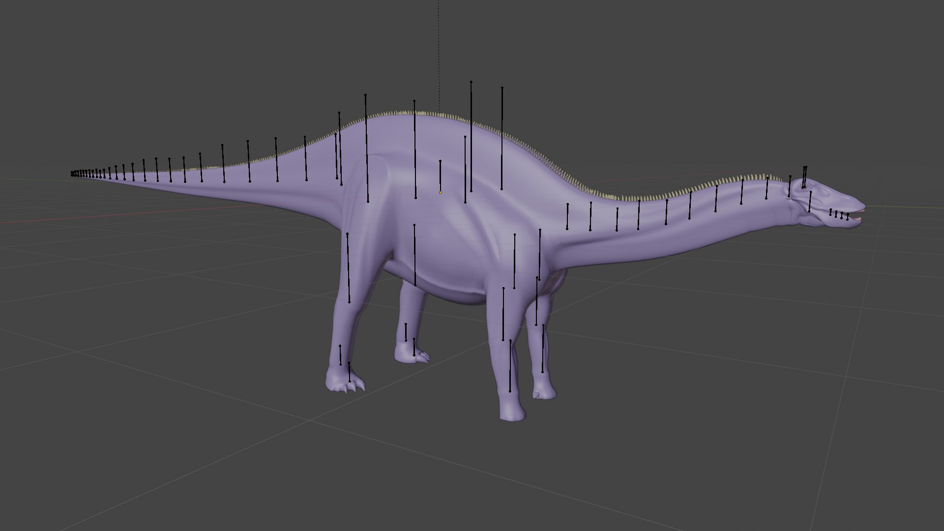 Dicraeosaurus Dinosaur 3D Model - TurboSquid 2365823