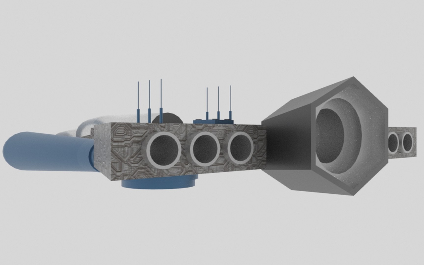 3D Cosmos 900-E Spaceship - TurboSquid 1811263