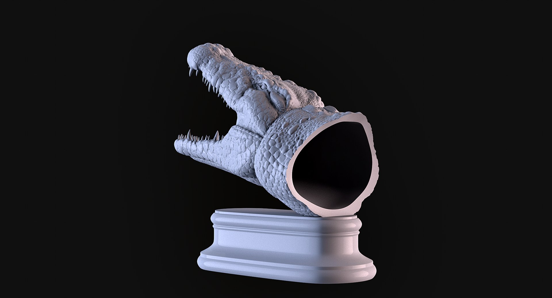 Crocodile Head 3D Model - TurboSquid 1973716