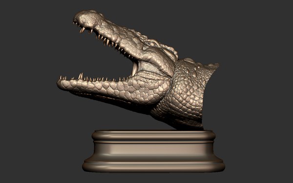 modelo 3d Crocodile Head - TurboSquid 1973716