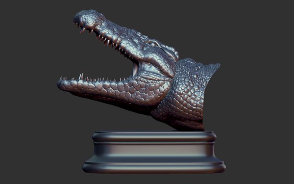 modelo 3d Crocodile Head - TurboSquid 1973716
