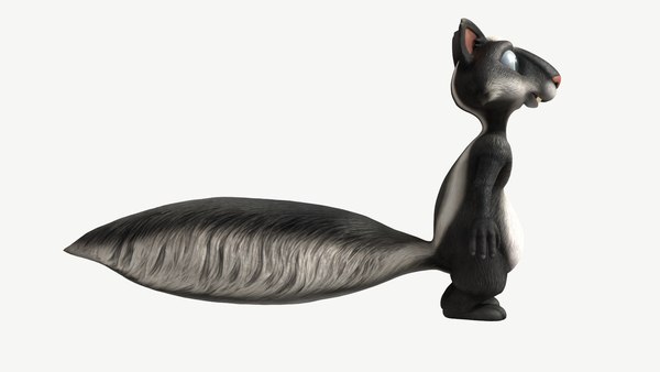 Cartoon skunk 3D - TurboSquid 1390492