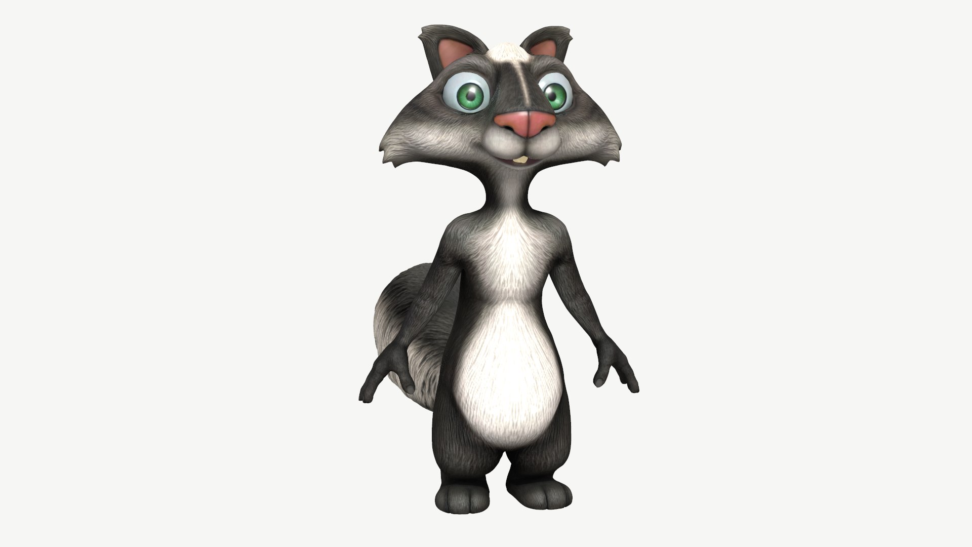 Cartoon skunk 3D - TurboSquid 1390492