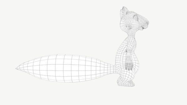 Cartoon skunk 3D - TurboSquid 1390492