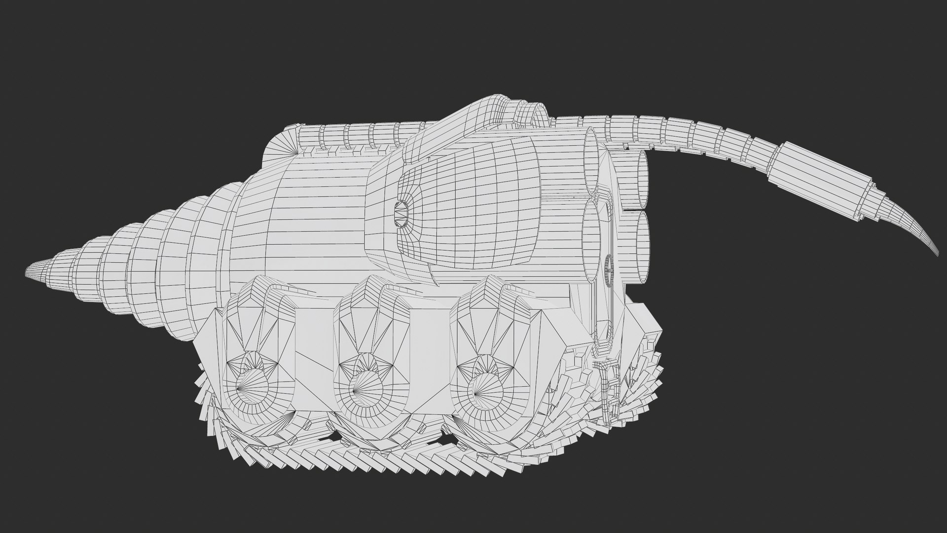 3D Fantasy Drill Underground Heavy Vehicle Rigged PBR model ...