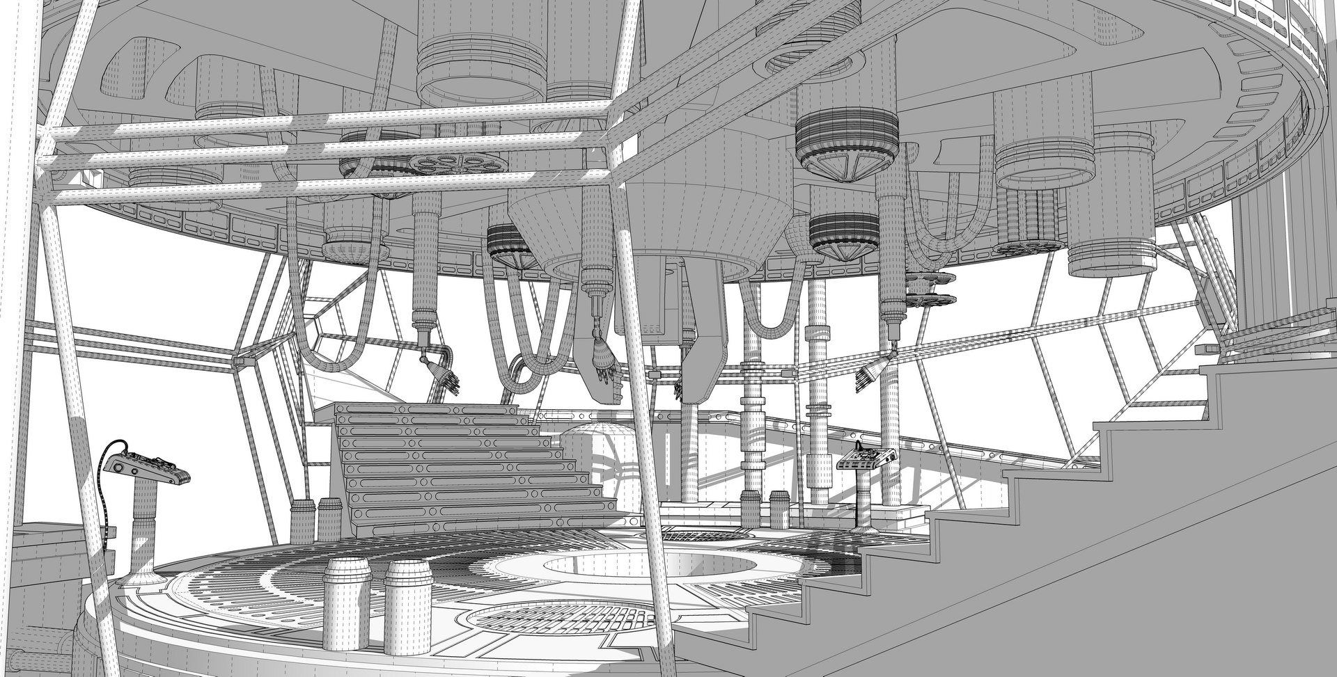 3D Carbon Freezing Room Model - TurboSquid 1403877