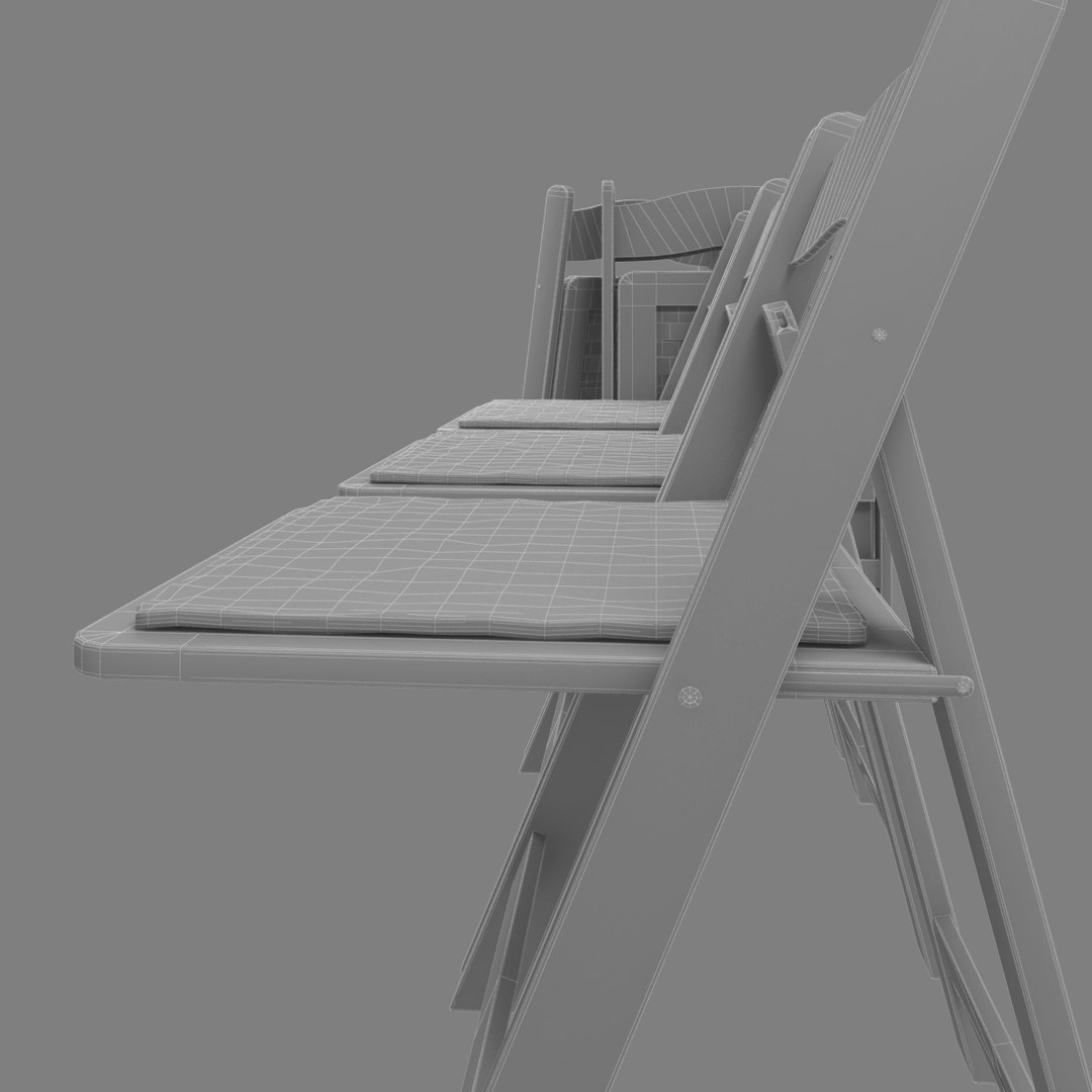 3d Model Folding Chair