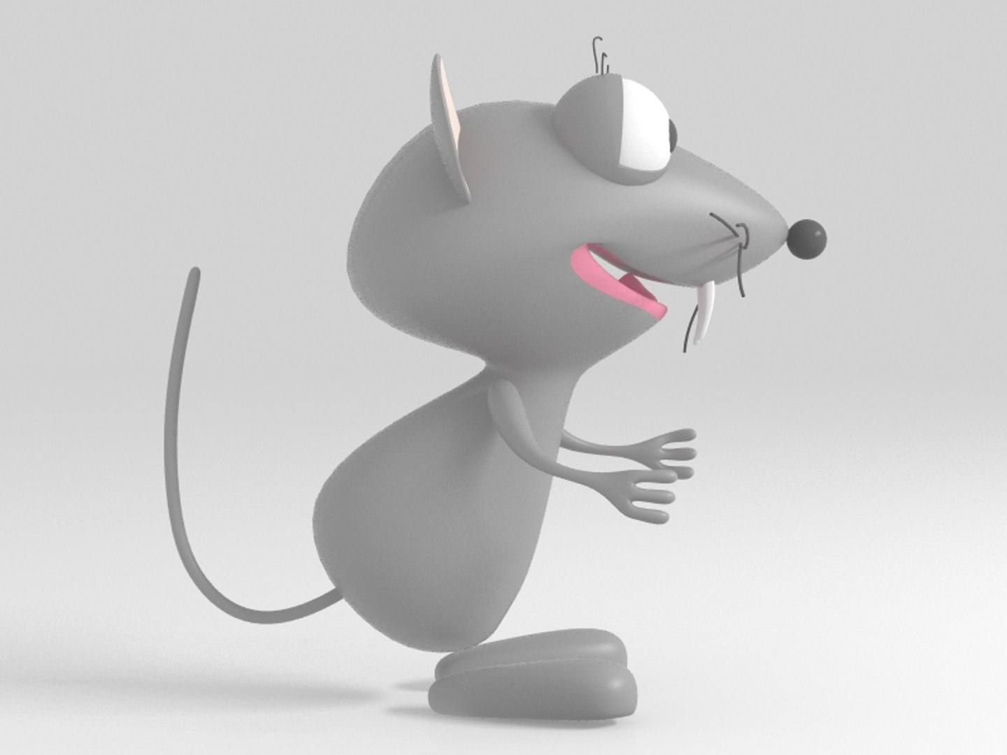 Mouse Character 3D Model - TurboSquid 1452517