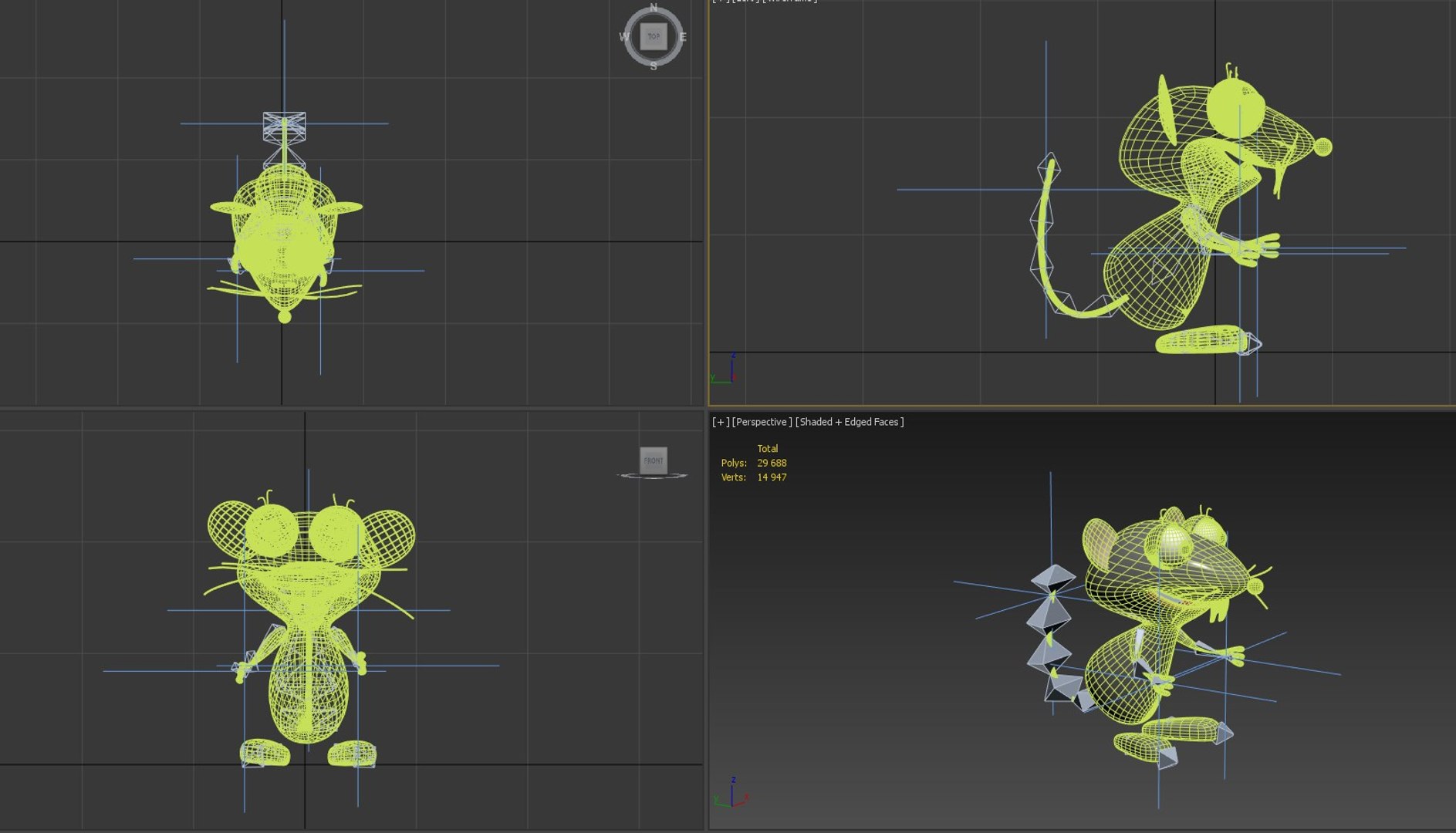 Mouse Character 3D Model - TurboSquid 1452517
