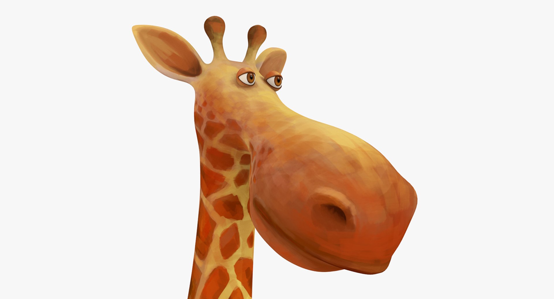 3D Cartoon Giraffe - TurboSquid 1167010