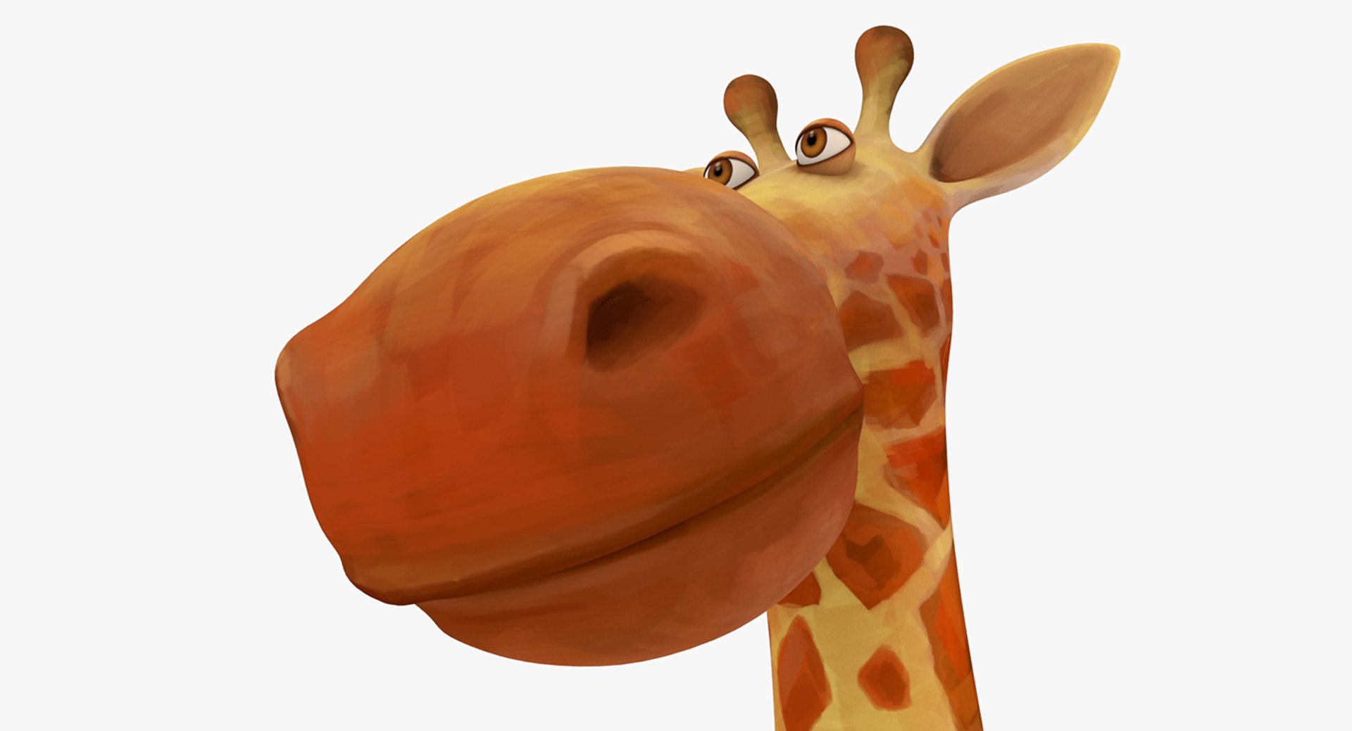 3D Cartoon Giraffe - TurboSquid 1167010