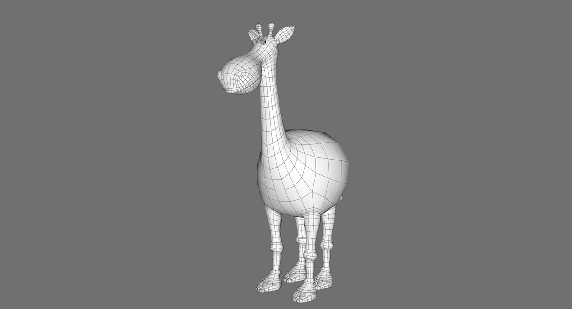 3D Cartoon Giraffe - TurboSquid 1167010