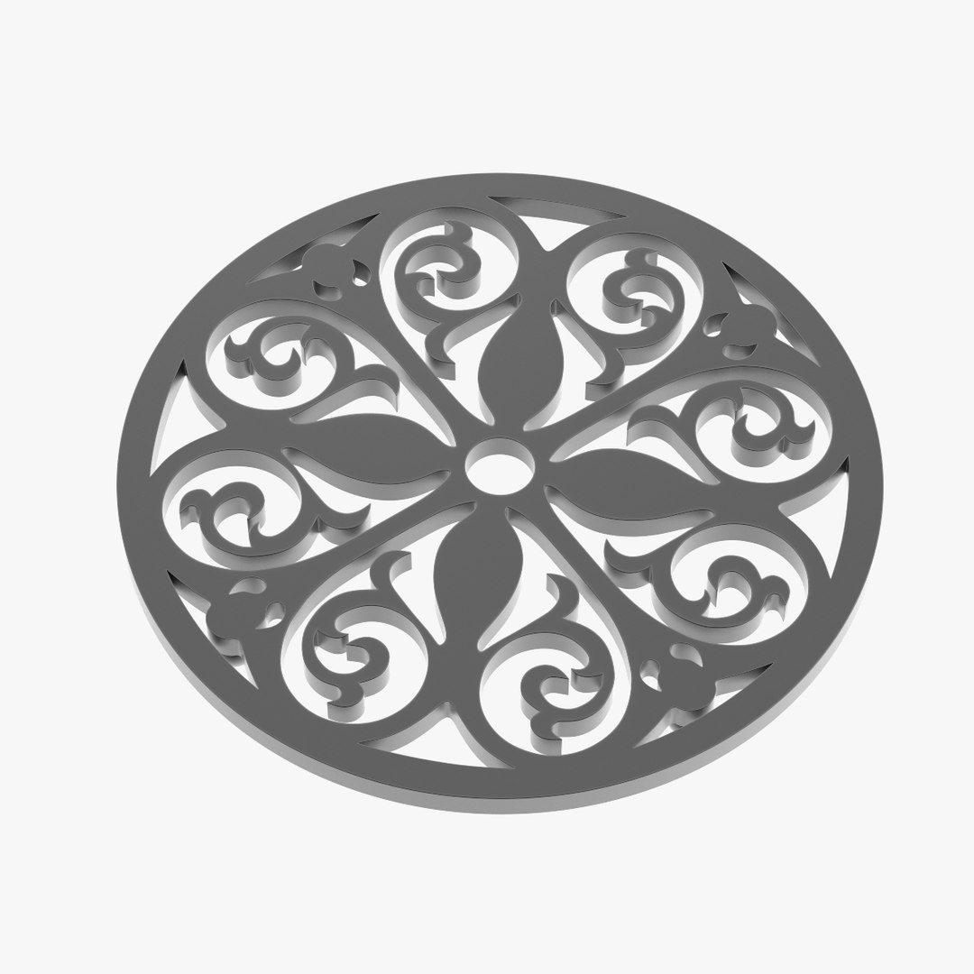 Circle Trivet 3D - TurboSquid 1258758